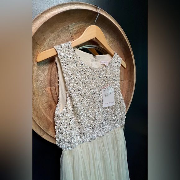 Maya Deluxe | Dresses | Maya Deluxe Sequin Gown Size Nwt | Poshmark